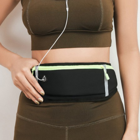 Jual Tas Jogging Lari Tas pinggang Fitness Running waterproof New Hitam ...