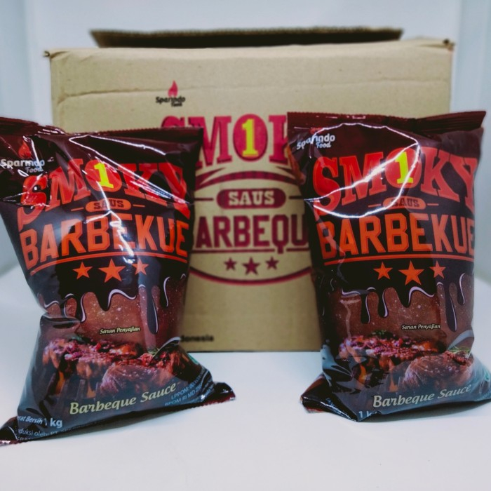Jual Smoky 1 BBQ Sauce 1kg | Sauce Barbeque 1kg | Saus Barbeque Smoky ...