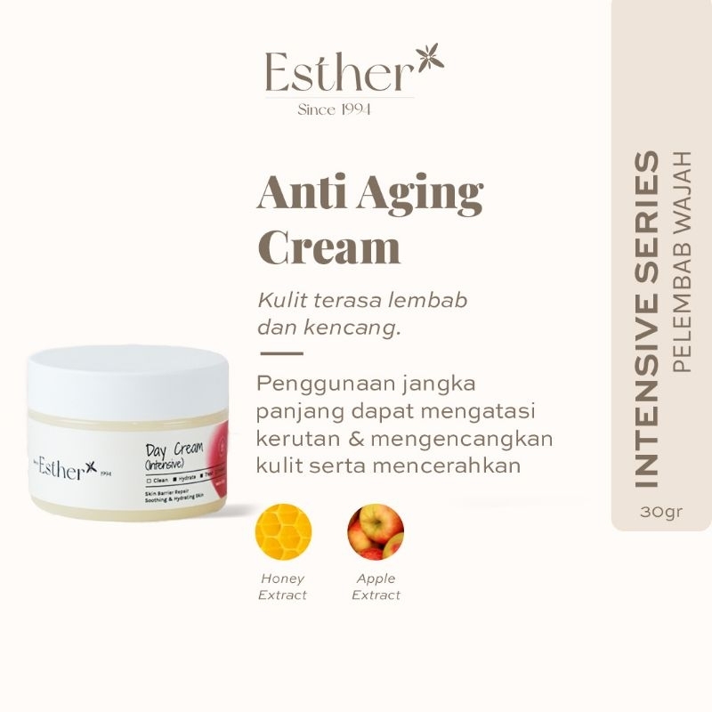 Jual Esther Intensive Day Cream 30gr - Krim Anti Aging, Krim Penuaan ...