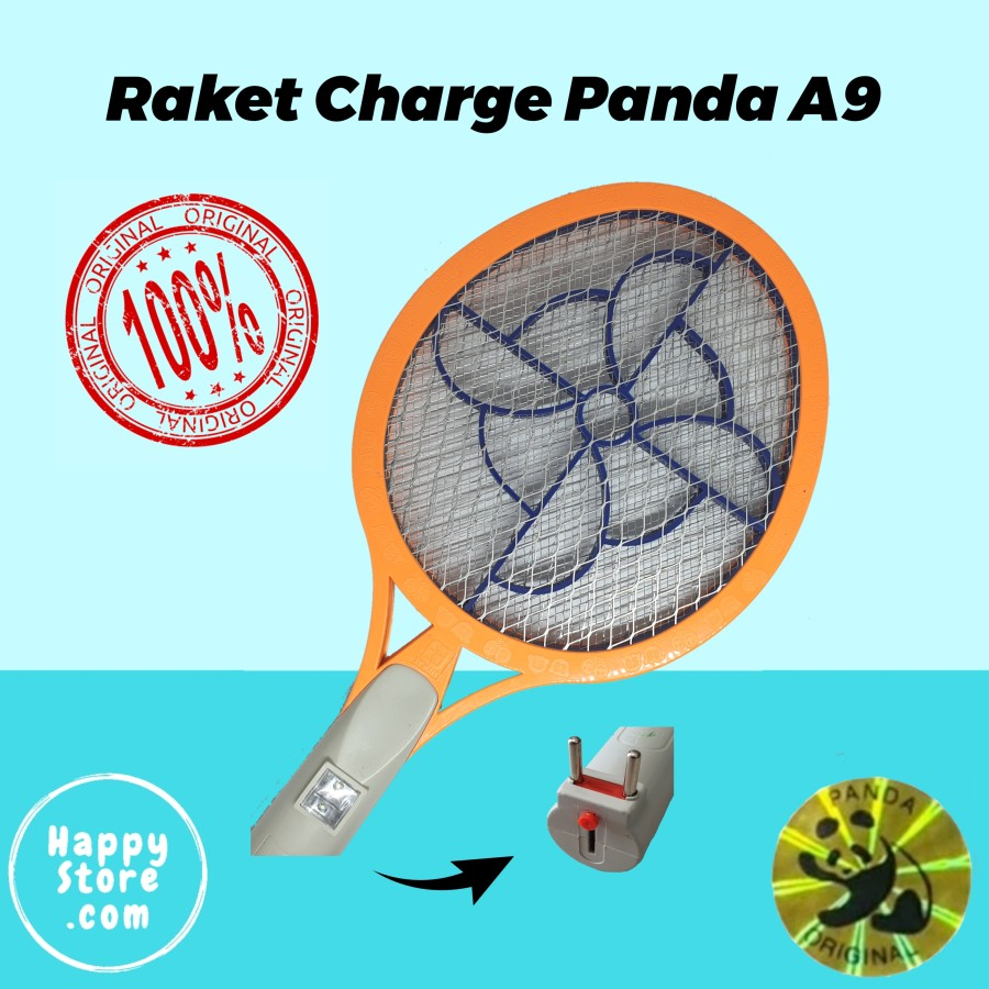Jual RAKET NYAMUK CHARGE PANDA TYPR A-9 JUMBO | Shopee Indonesia