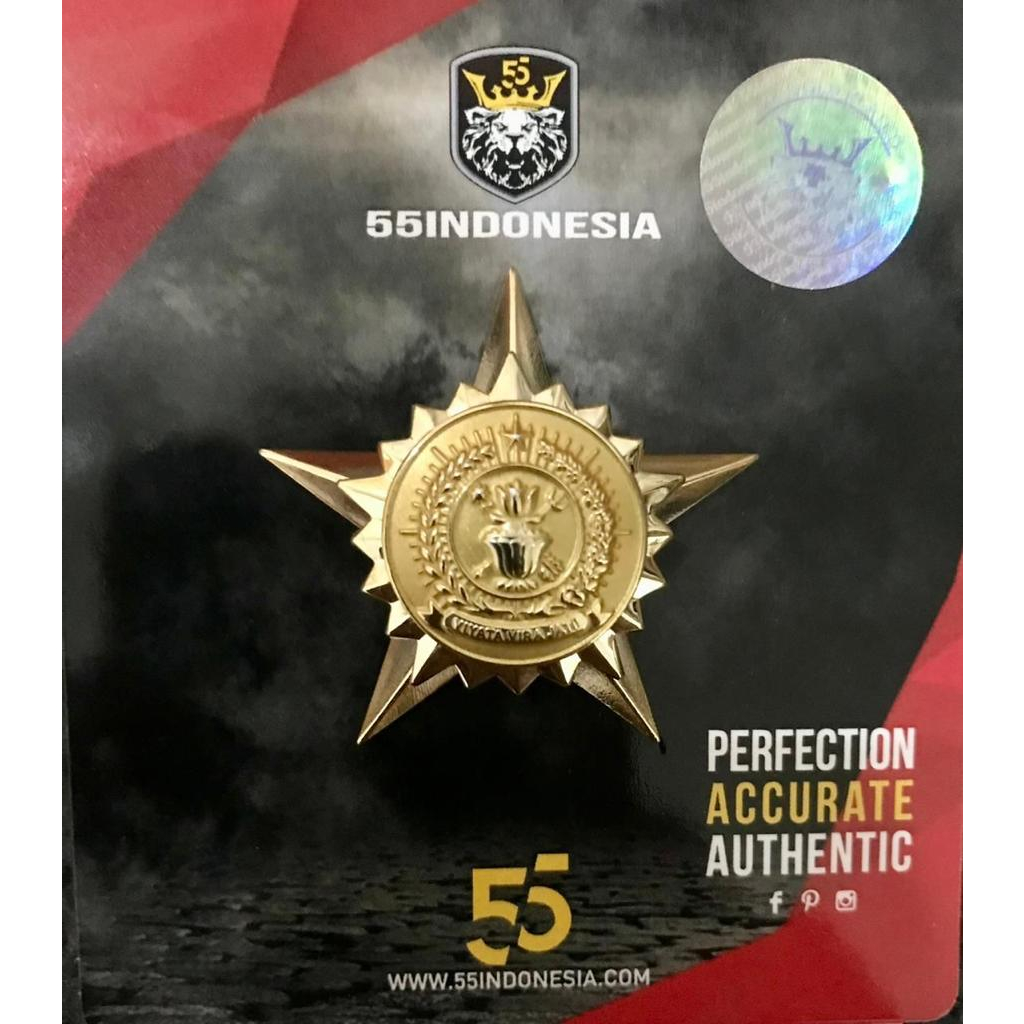Jual Brevet 55 Indonesia Pin/ Emblem | Shopee Indonesia