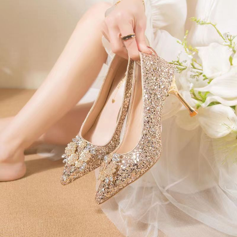 Jual Sepatu pernikahan, gaun pengantin, sepatu kristal, sepatu ...