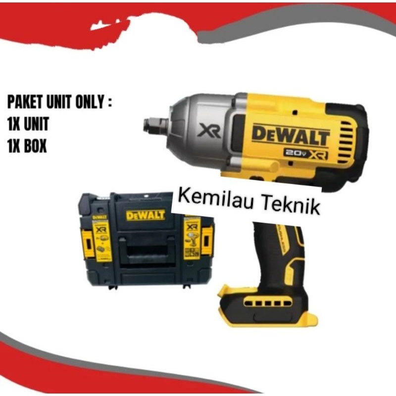 Jual Mesin Bor Cordless Impact Wrench DEWALT DCF900 1/2" DCF900P2T ...