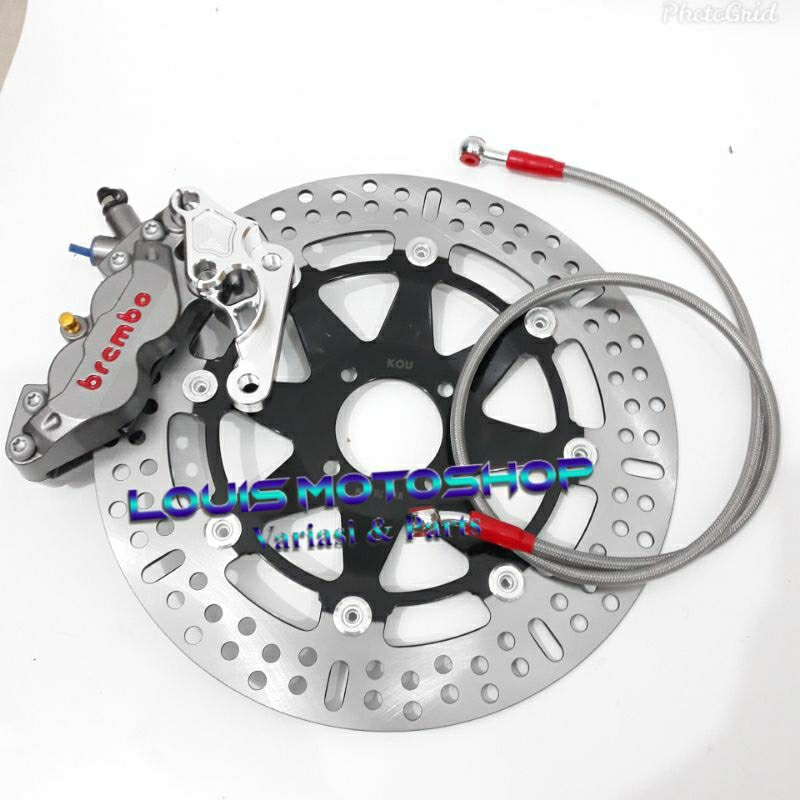 Jual PAKET KALIPER CAKRAM DEPAN RX KING KALIPER BIG POT PIRINGAN 300MM ...
