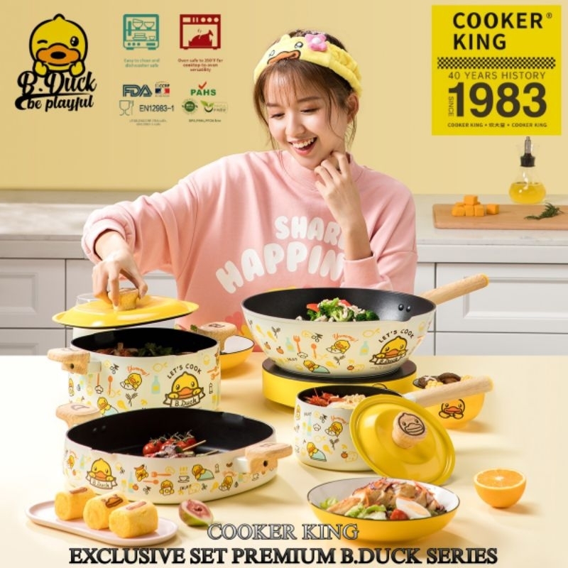 Jual Cooker King Exclusive COOKWARE SET B.DUCK PREMIUM SERIES Non Stick ...