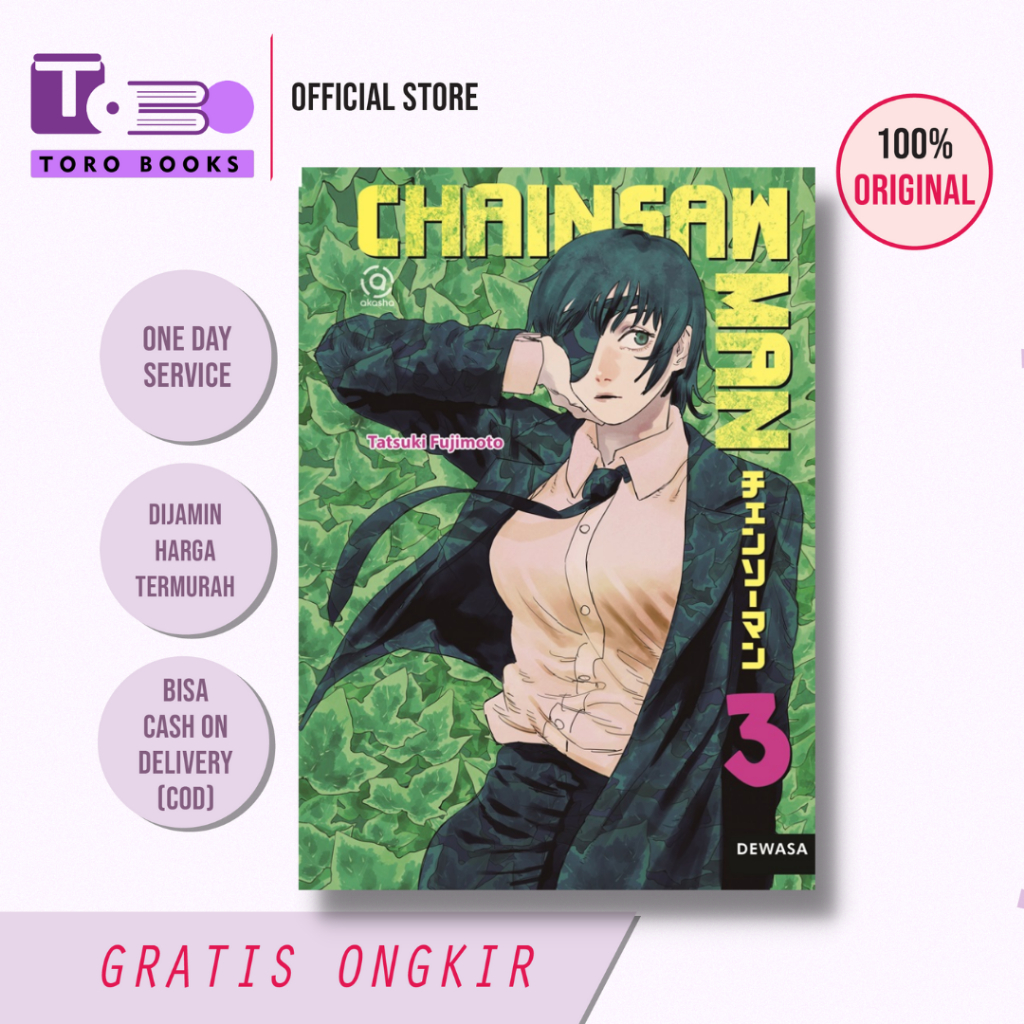 Jual Komik Chainsaw Man 03 - Tatsuki Fujimoto | Shopee Indonesia