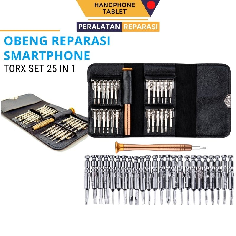Jual Vastar Obeng Set HP Multifungsi Serbaguna Vastar Obeng Set Reparasi 25 in 1 Torx Smartphone ...
