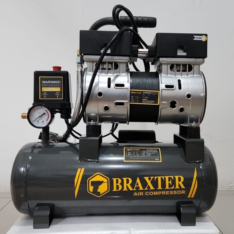 Jual Mesin kompresor angin - oil less air compressor 50L - 1HP BRAXTER ...