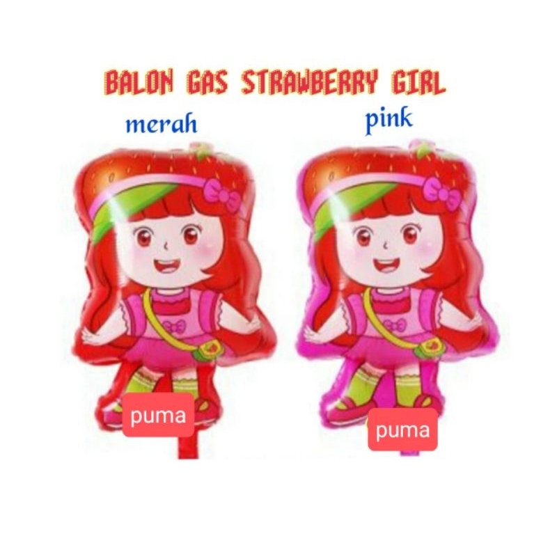 Jual Balon karakter strawberry | Shopee Indonesia