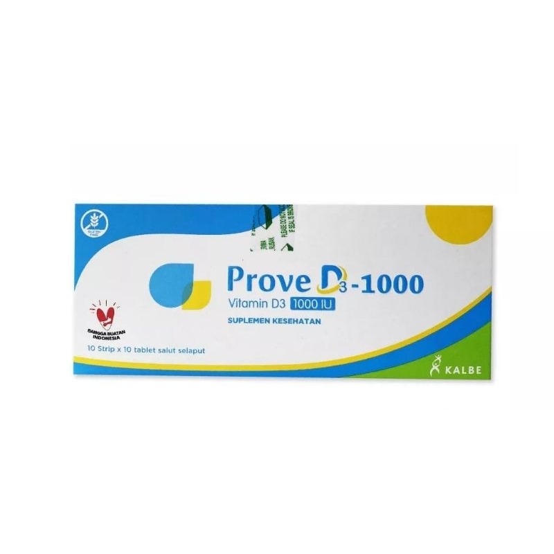 Jual Prove D3 Tablet - Vitamin D3 1000 IU isi 100 Tablet / per strip ...