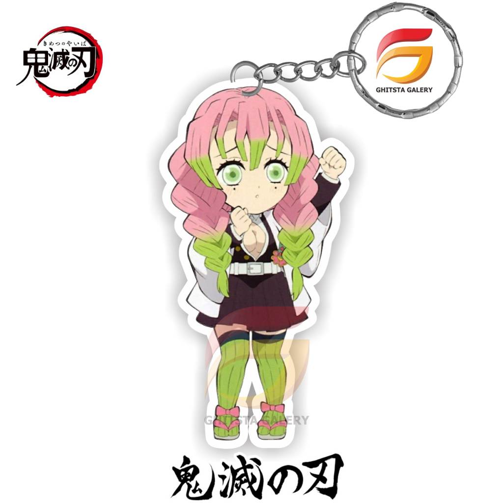 Jual Gantungan Kunci MITSURI KANROJI HASHIRA CINTA Demon Slayer Kimetsu ...