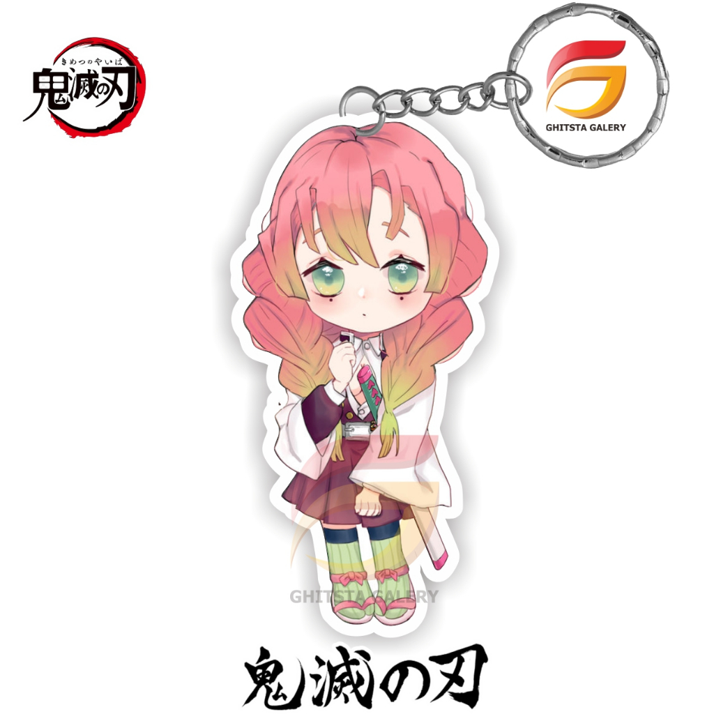 Jual Gantungan Kunci MITSURI KANROJI HASHIRA CINTA Demon Slayer Kimetsu ...