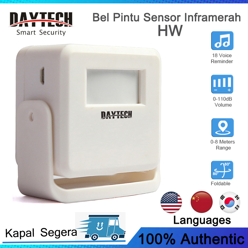 Jual COD Daytech Bel Toko Selamat Datang Sensor Gerak Sensor Alarm ...