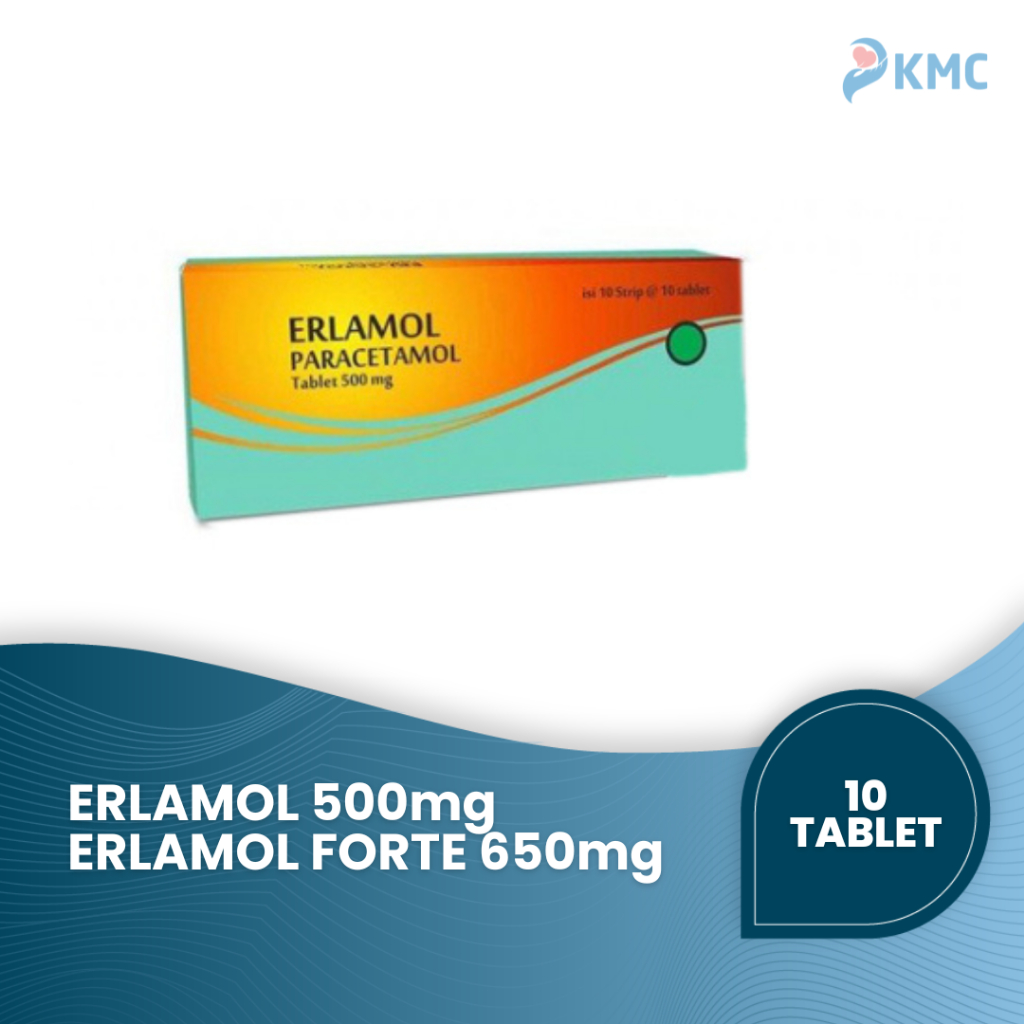 Jual Erlamol Paracetamol Tablet Isi 10 | Shopee Indonesia
