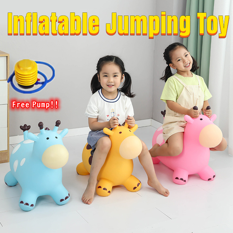 Jual Mainan Ride-On untuk anak melompat kuda dan rusa melenting hewan ...