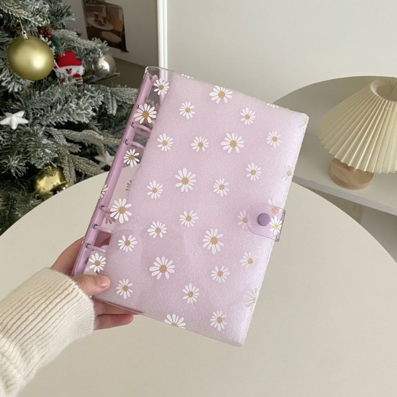 Jual Binder A5 Daisy Transparan 6 Ring Binder Kuliah Binder Cover ...