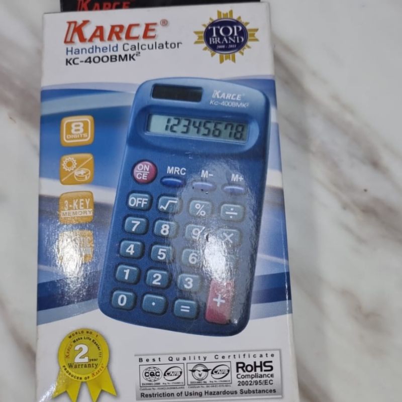 Jual KARCE KALKULATOR 8 DIGIT KC 400BMK | Shopee Indonesia