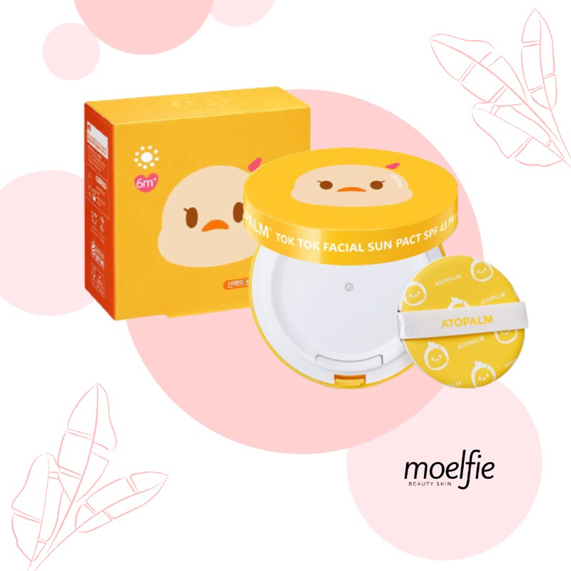 Jual [READY STOCK] ATOPALM TOK TOK FACIAL SUN PACT 15g SPF43 PA ...