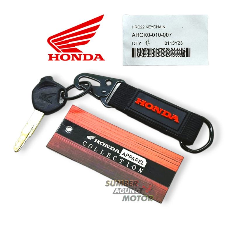 Jual GANTUNGAN KUNCI MOTOR HONDA HRC KEYCHAIN ORI AHM AHGK0-010-007 ...