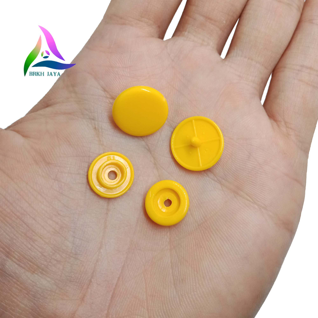 Jual KANCING CETET PLASTIK / SNAP BUTTON PLASTIK 15 MM / 12 PCS ...