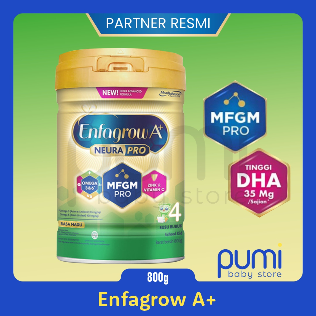 Jual Enfagrow A+ 4 800gr Susu Bubuk Formula Anak 3 - 12 Tahun Rasa Madu ...