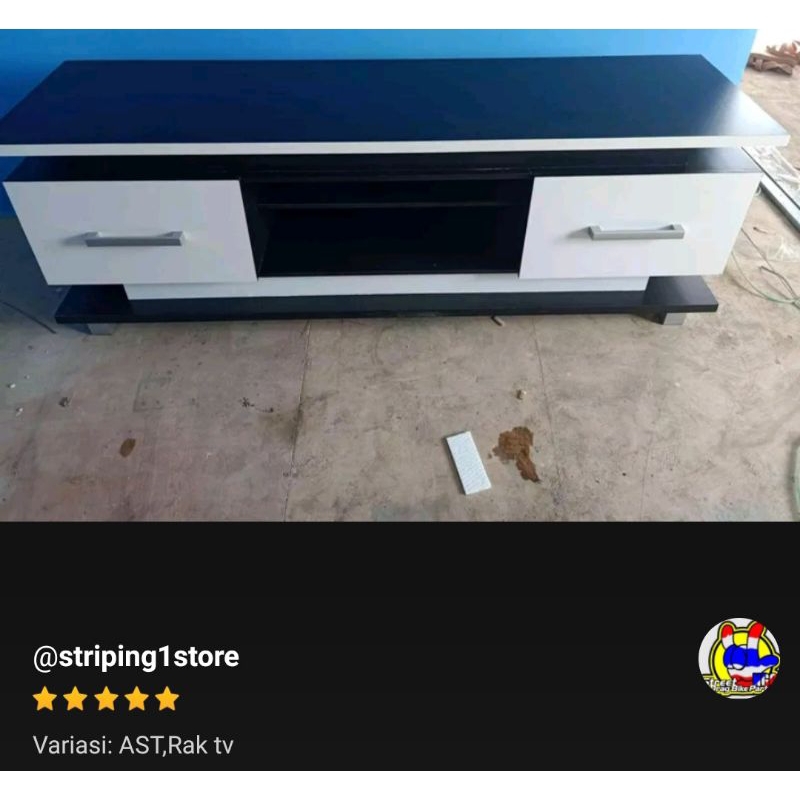 Jual RAK TV MINIMALIS / BUFFET TV MINIMALIS / MEJA TV BESAR HITAM PUTIH ...