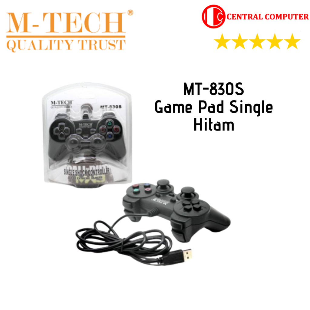 Jual M-Tech MT-830D ORIGINAL Gamepad Usb Single Getar Controller ...