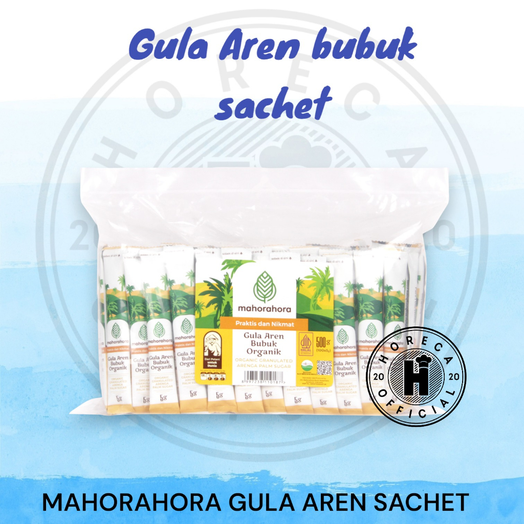 Jual MAHORAHORA GULA AREN BUBUK SACHET 5 GR x 100 PCS ORGANIK | PALM ...