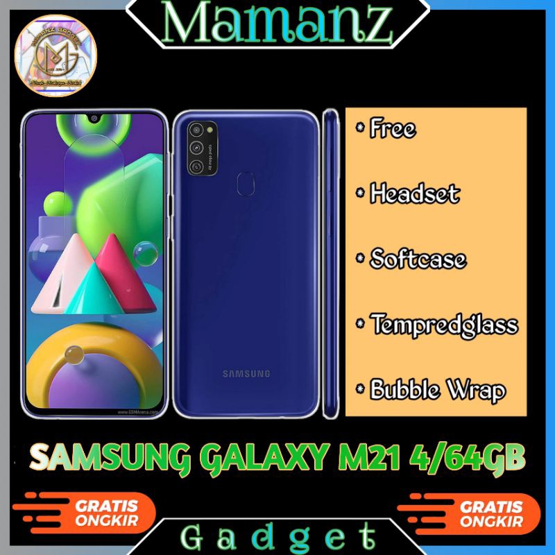 Jual Samsung Galaxy M21 4/64Gb Fullset ex Resmi murah | Shopee Indonesia