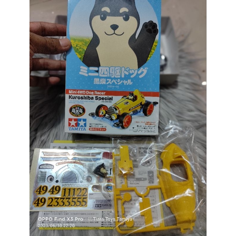 Jual Tamiya 95588 Body Dog Racer Kuroshiba Special Vz Chassis + Decal ...