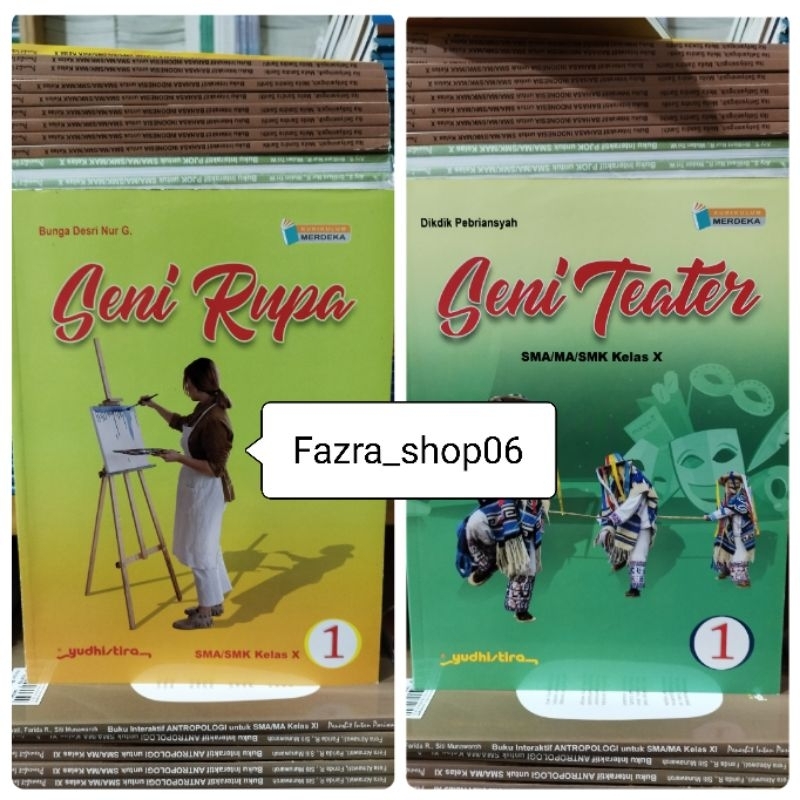 Jual NEW & ORI Buku Pelajaran Seni Rupa Teater sma ma kelas 1 10 X Kurikulum Merdeka Yudhistira ...