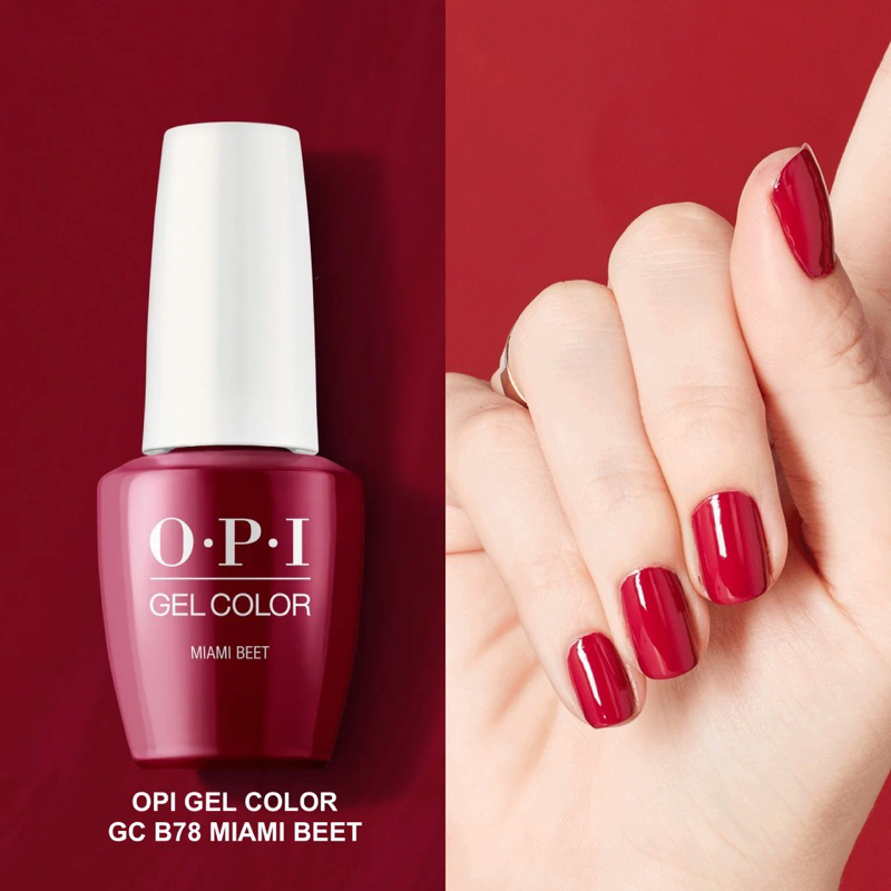 Jual OPI GEL - GC B78 - Miami Beet | Shopee Indonesia