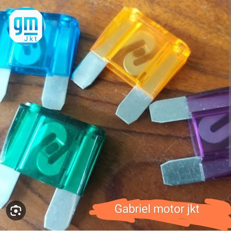 Jual sekring tancap jumbo/fuse tancap jumbo maxi blade- pcs - Biru, 20 ...