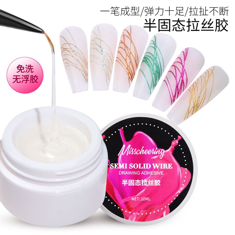 Jual Mischeering Semi Solid Wire gel drawing adhesive gel painting gel ...