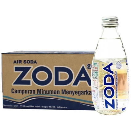Jual ZODA SPARKLING WATER 250ML KARTON ISI 24 | ZODA AIR SODA DUS 24 x ...