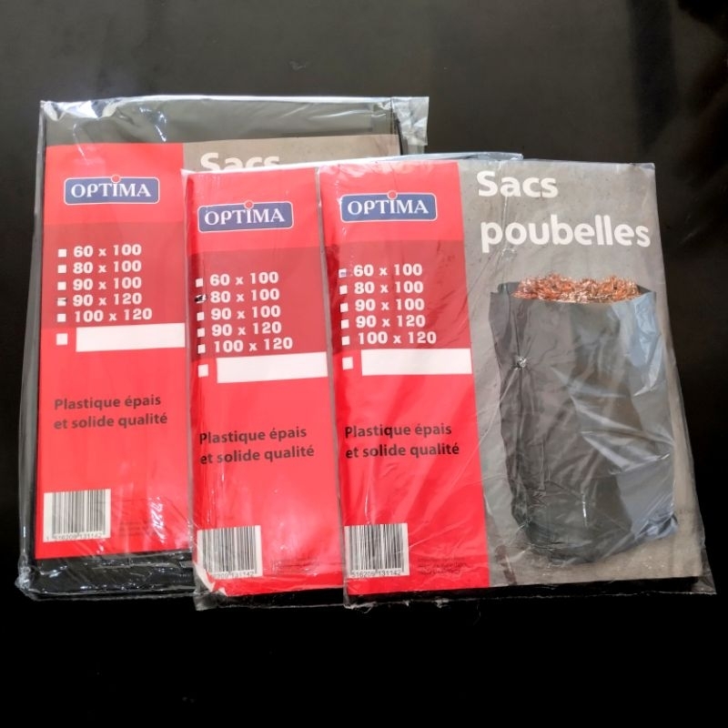 Jual Plastik sampah Optima/Trash bag hitam/plastik sampah besar ...