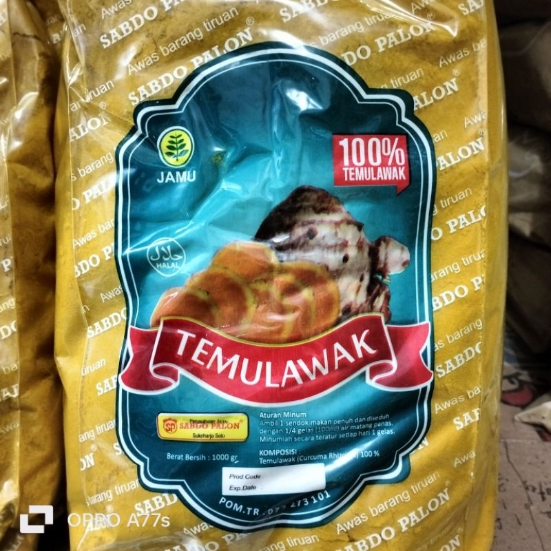 Jual bubuk temulawak serbuk sabdo palon kemasan 1kg | Shopee Indonesia