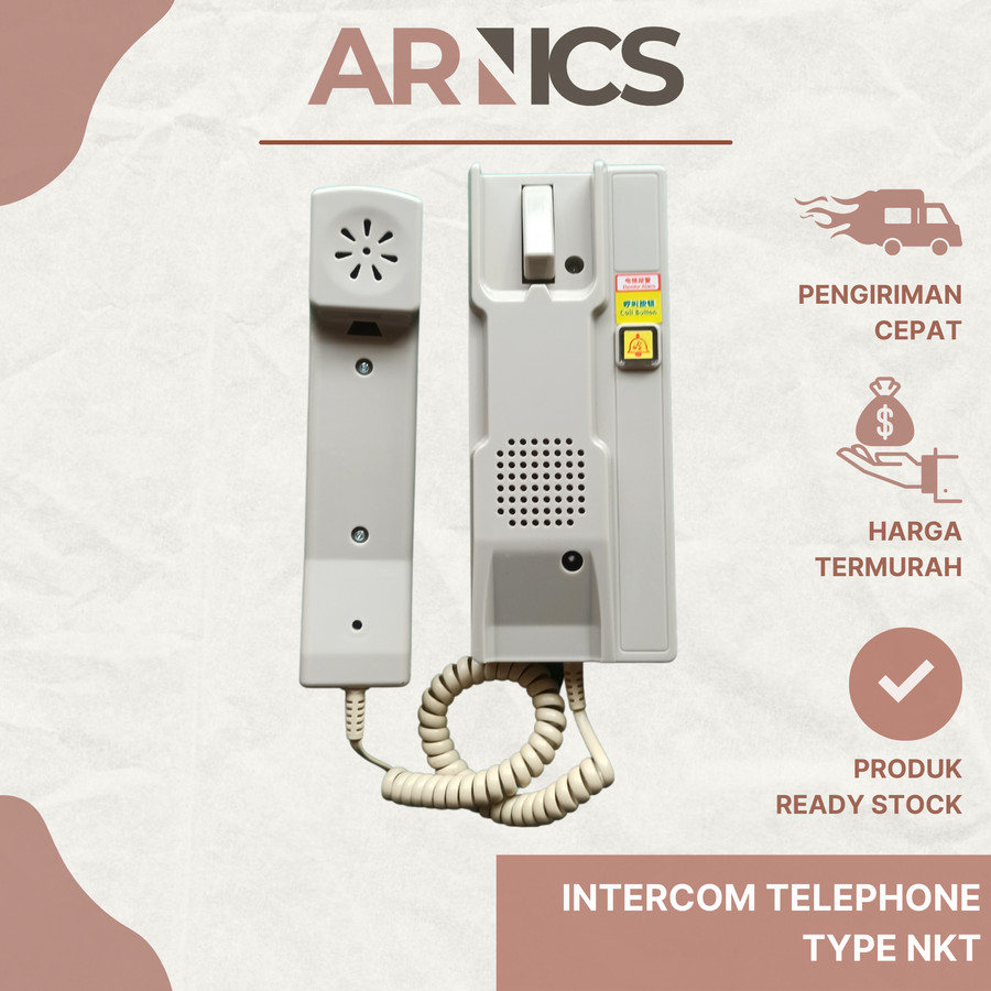 Jual Interphone / Intercom Telephone NKT / Interphone Lift Type NKT | Shopee Indonesia