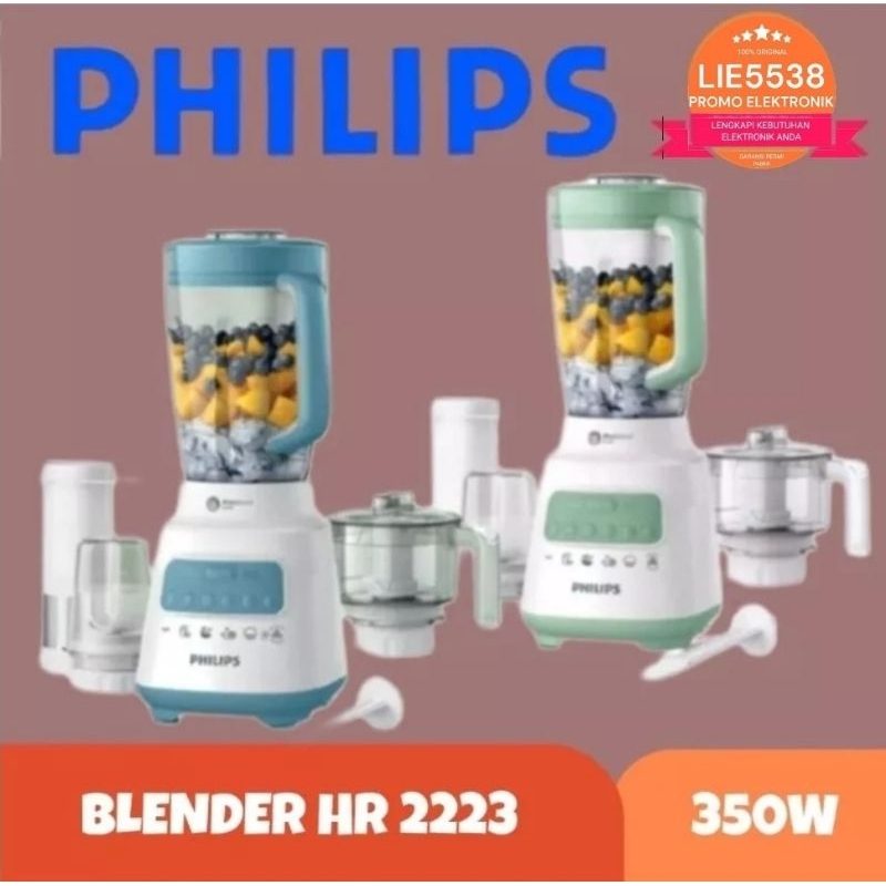 Jual BLENDER PHILIPS HR 2223 / HR2223 / HR2221 / HR 2221 PLASTIK 2L ...