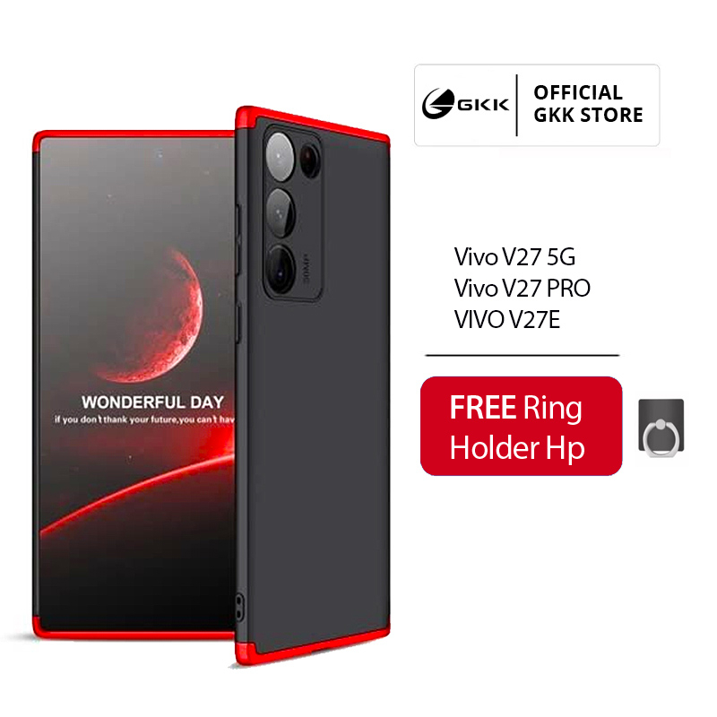 Jual GKK Vivo V27E V27 PRO 4G 5G Casing Hardcase 360 Bumper Anti Retak ...
