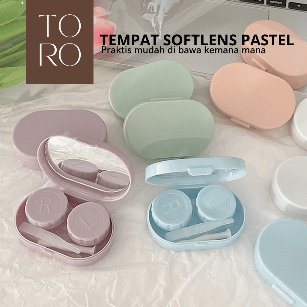 Jual TORO - KOTAK SOFTLENS PASTEL PREMIUM | TRAVEL KIT TEMPAT KOTAK ...