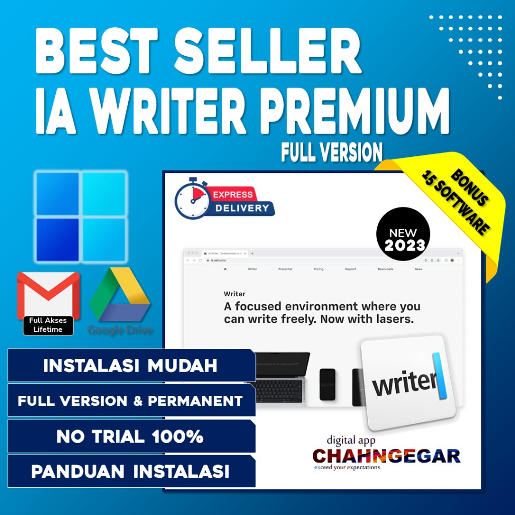 Jual iA Writer Pro 2023 Full Version Lisensi Lifetime Software Editor Teks Menulis Jurnalis ...