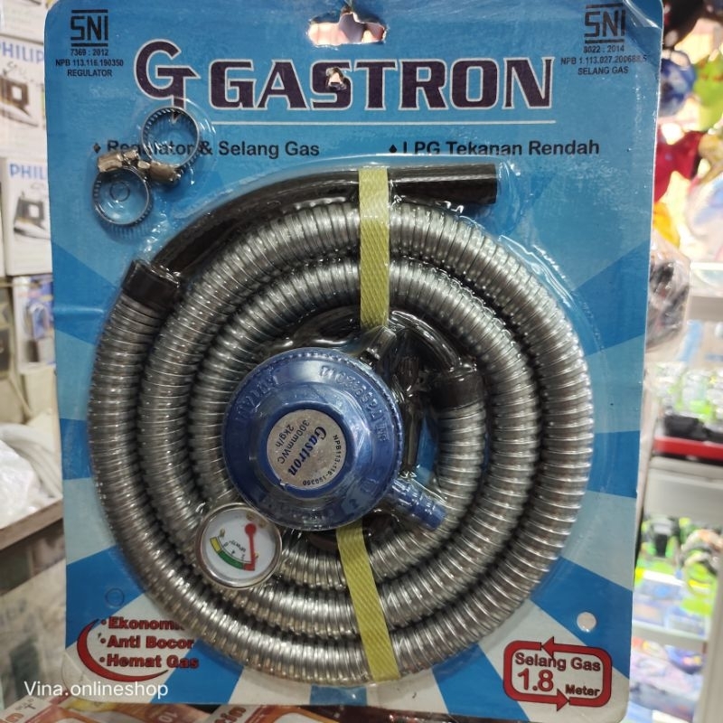 Jual REGULATOR DAN SELANG GAS GASTON SNI | Shopee Indonesia