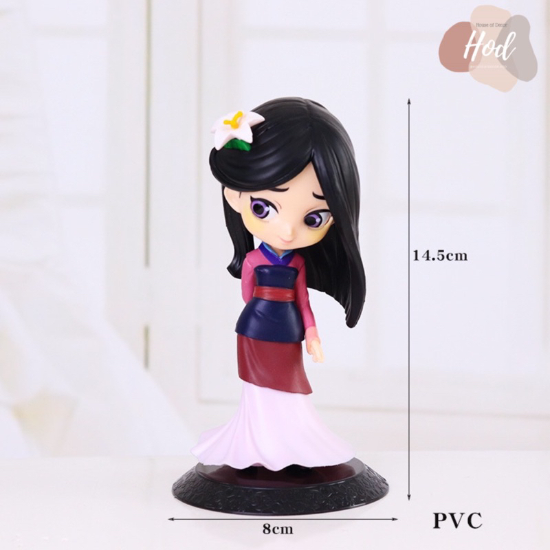 Jual Topper Princess Premium Hiasan Kue Putri PVC Elsa Anna Snow White ...