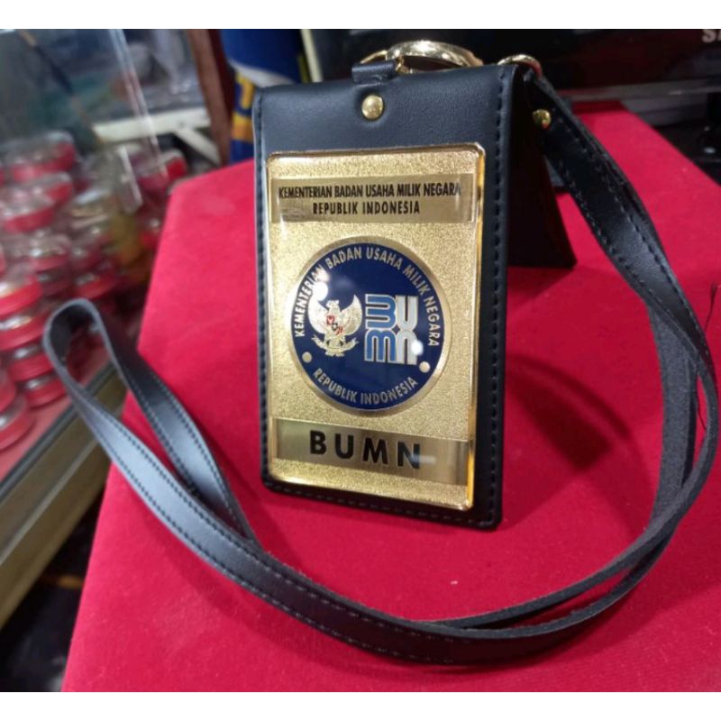 Jual pin BUMN / emblem BUMN / dompet KTA BUMN | Shopee Indonesia