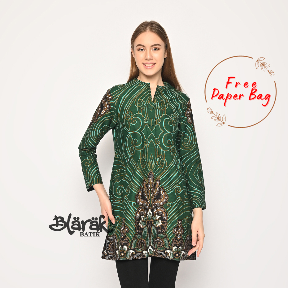 Jual BLARAK - Tunik Aswangga Hijau | Shopee Indonesia