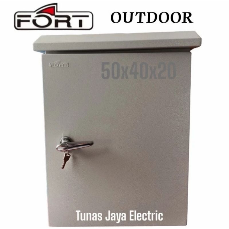 Jual Box Panel Metal Model Topi OUTDOOR 50x40x20 IP55 FORT (PREMIUM ...