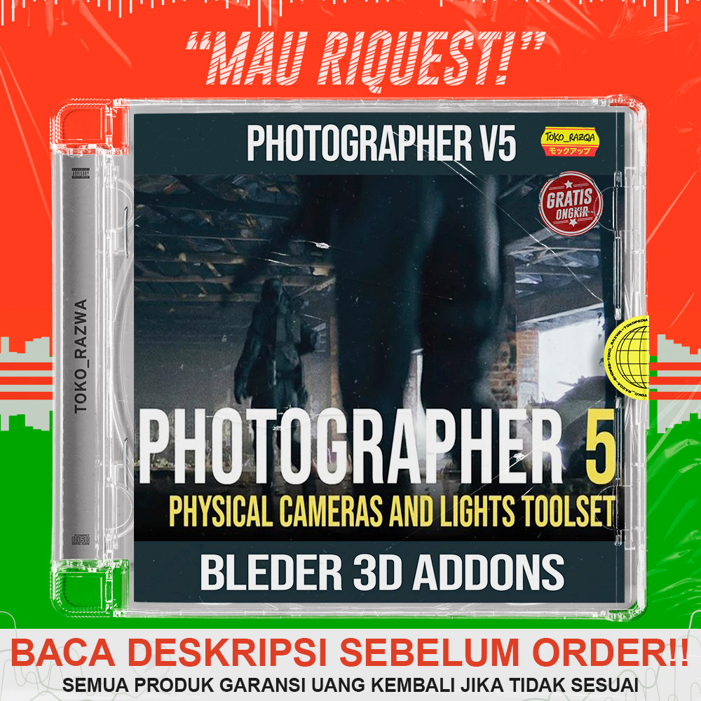 Jual 3D Blender - Photographer v5 - 230525 | Shopee Indonesia