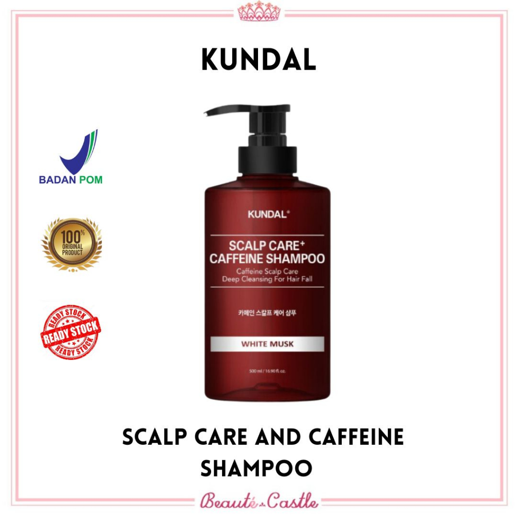 Jual KUNDAL Scalp Care and Caffeine Shampoo Baby Powder / White Musk ...