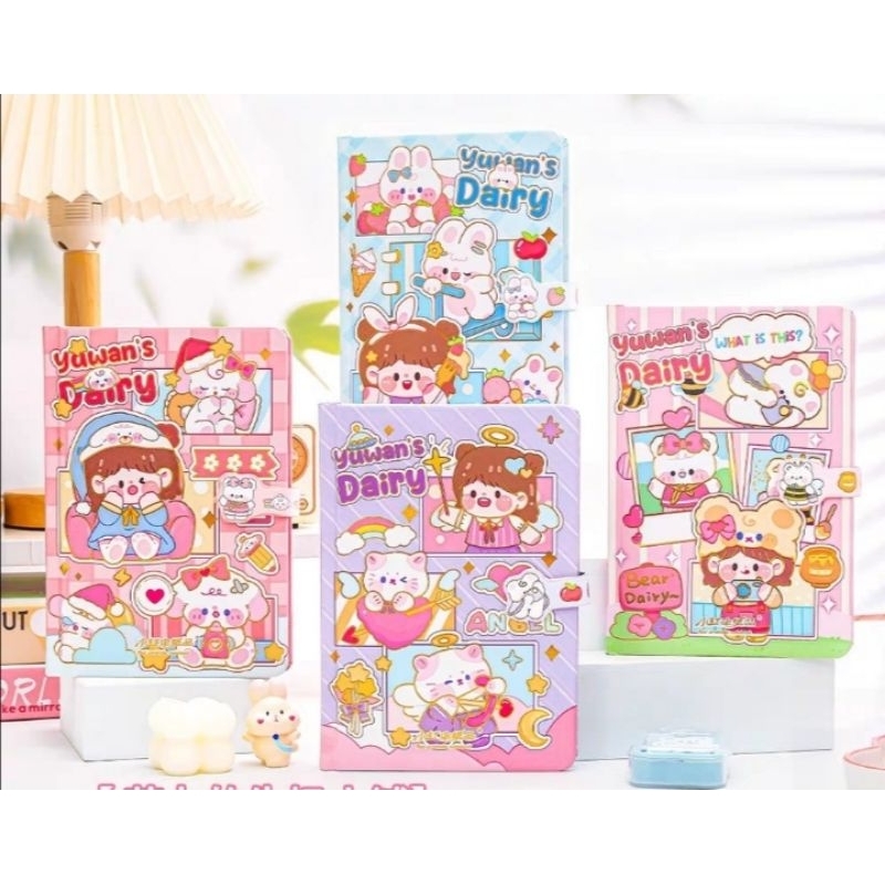 Jual Magnetic Notebook Diary Buku Jurnal Catatan Sekolah Kado Buku ...